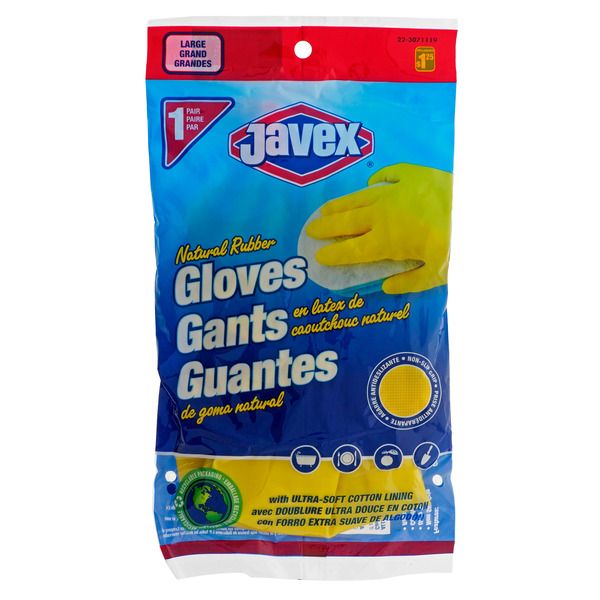 Javex Dish Gloves - Size Large Same-Day Delivery | Dollarama