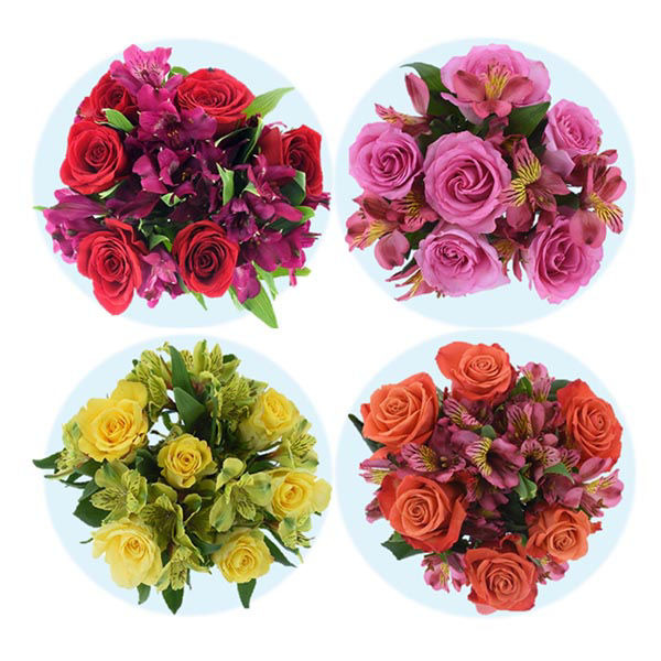 Wegmans Alstroemeria & Roses Bouquet Same-Day Delivery or Pickup ...