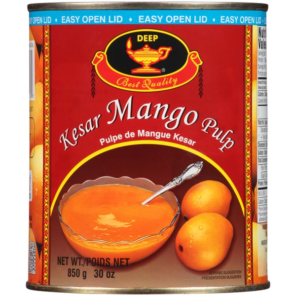 Deep Kesar Mango Pulp (30 oz) - Instacart
