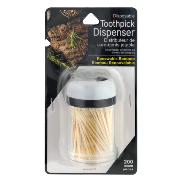 Jacent Disposable Toothpick Dispenser Same-Day Delivery or Pickup ...