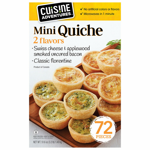 Cuisine Adventures All Natural Quiche Variety Pack Same-Day Delivery ...
