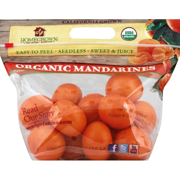 Homegrown Organic Farms Mandarins, Organic (2 lb) - Instacart
