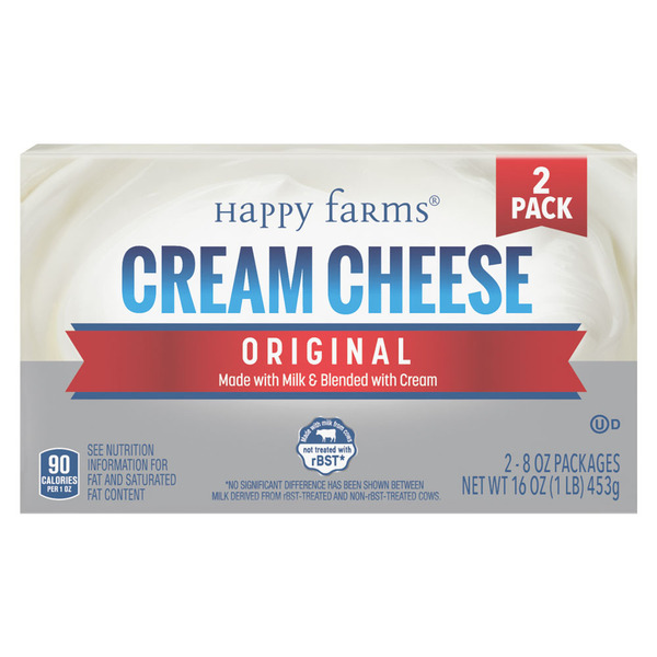Happy Farms Cream Cheese Twin Pack Same-Day Delivery or Pickup | ALDI