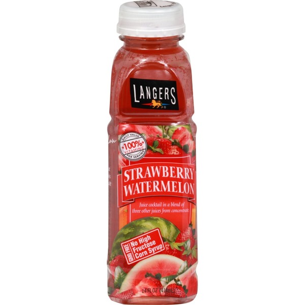 Langers Juice, Strawberry Watermelon (14 oz) - Instacart