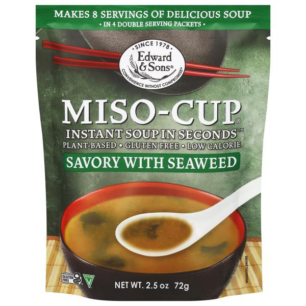 Publix Edward & Sons Miso Cup Savory Soup With Seaweed Same-Day ...