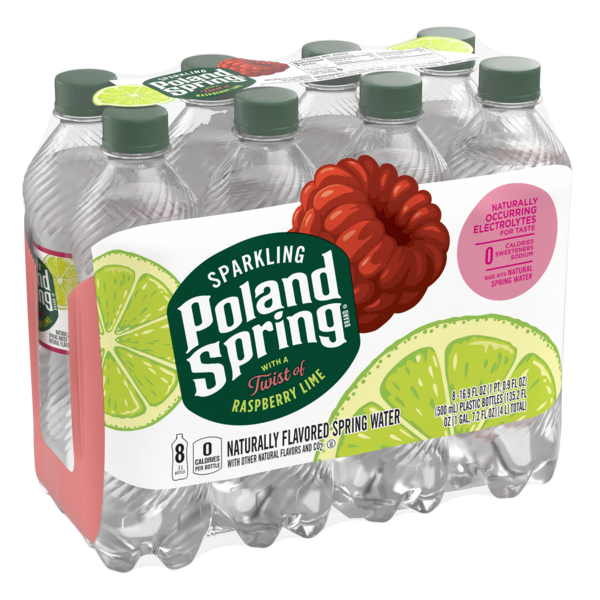 Poland Spring Raspberry Lime Sparkling Water (16.9 oz) - Instacart