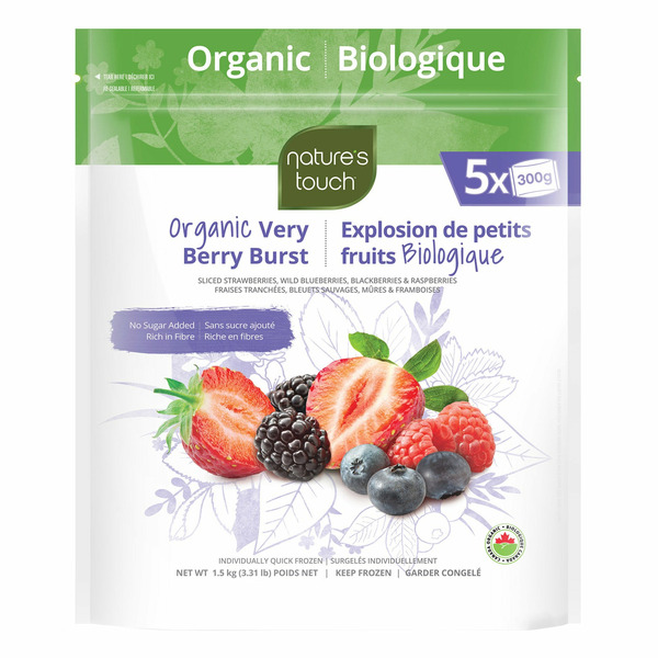Nature's Touch Organic Very Berry Burst Frozen Mixed Berries Same-Day ...