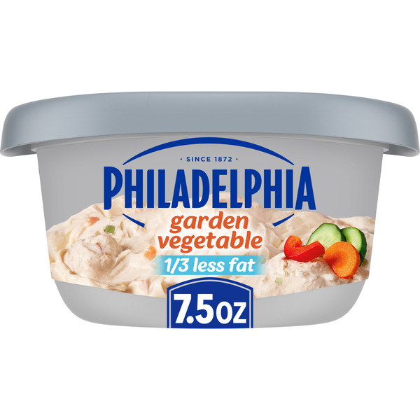 ShopRite Philadelphia Garden Vegetable Reduced Fat Cream Cheese Spread ...