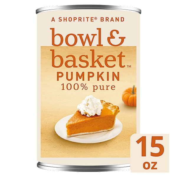 ShopRite Bowl & Basket 100% Pure Pumpkin Same-Day Delivery | Instacart
