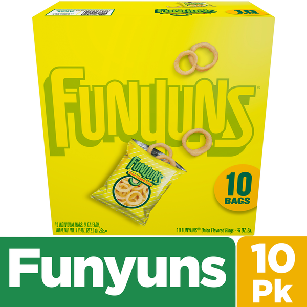 Funyuns Onion Flavored Rings 3/4 Oz 10 Count Same-Day Delivery or ...