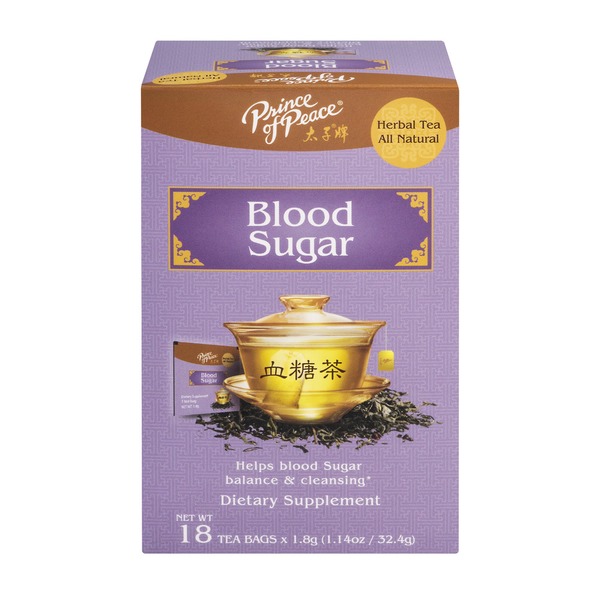 Prince of Peace Blood Sugar Tea Bags - 18 CT (1.14 oz) - Instacart