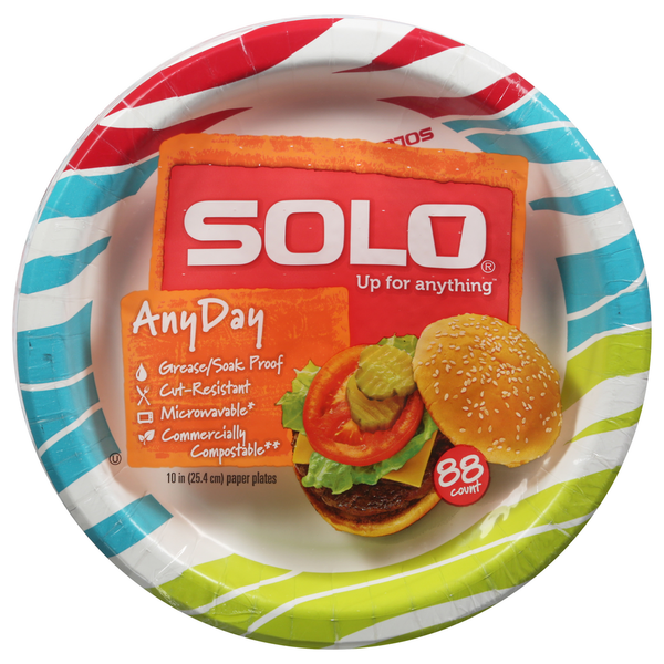 ShopRite SOLO Paper Plates, Any Day, 10 Inch Same-Day Delivery | Instacart