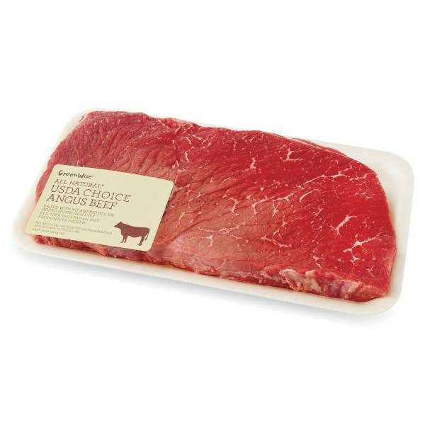 GreenWise USDA Choice Beef Antibiotic Free Angus Top Round Steak Same-Day Delivery or Pickup ...