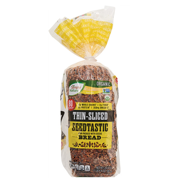 ALDI Simply Nature Seedtastic Thin Sliced Organic Bread Same-Day ...