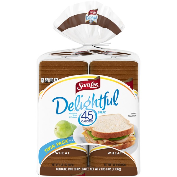 Sara Lee 45 Calorie White Bread Twin Pack (40 oz) - Instacart