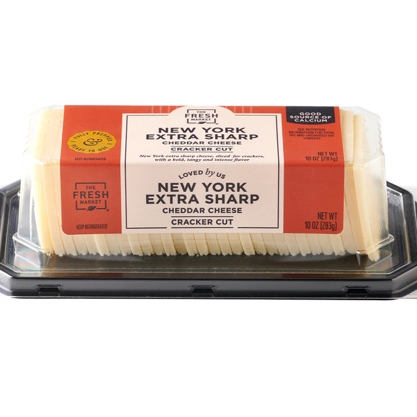 The Fresh Market Cracker Cuts N.Y. Extra Sharp Cheddar Cheese Same-Day ...