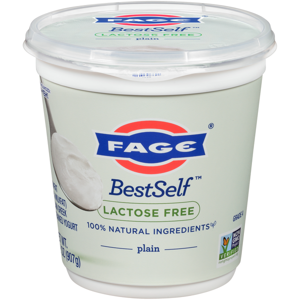 FAGE Reduced Fat, Plain Greek Yogurt - Lactose Free Same-Day Delivery ...