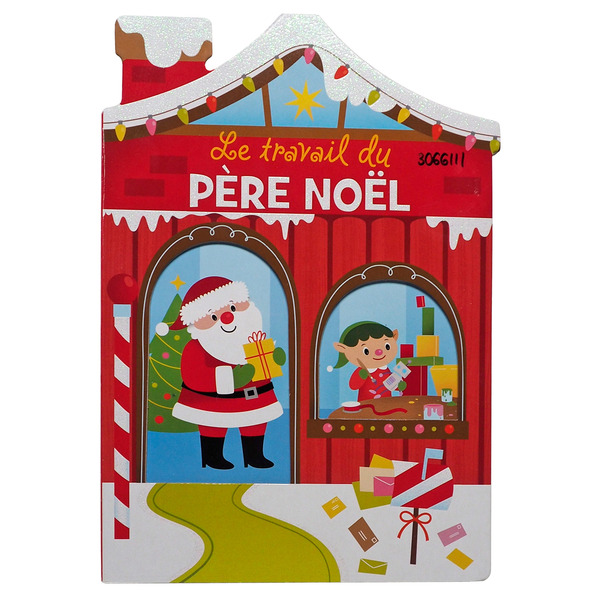 Dollarama Christmas-Glittered Board Book - French Same-Day Delivery | Dollarama