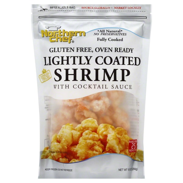 Northern Chef Shrimp, Lightly Coated, with Cocktail Sauce (10 oz ...