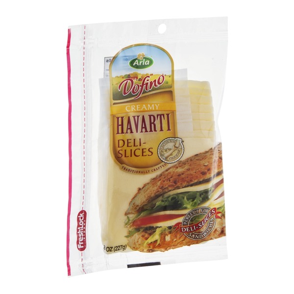 Dofino Cheese Havarti Creamy Deli-Slices (8 oz) - Instacart
