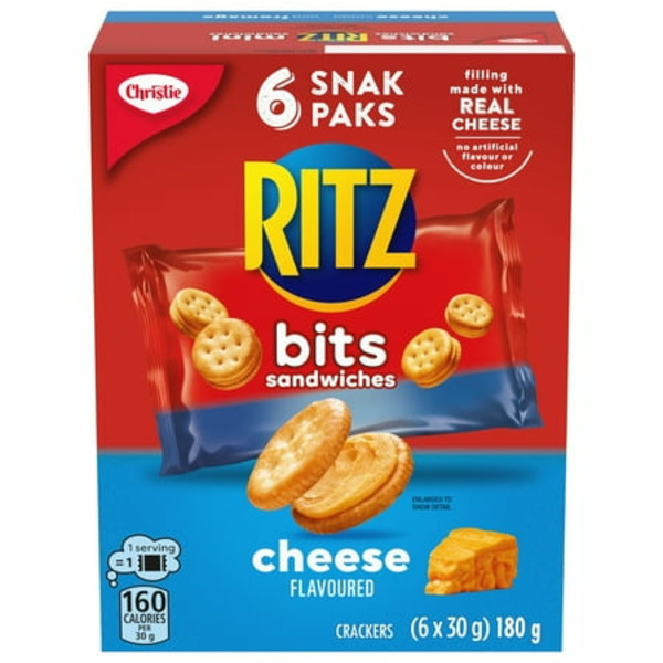 Walmart Ritz Crackers, Cheese Flavoured, Mini Sandwiches Same-Day ...