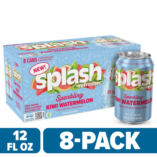 Safeway Splash Kiwi Watermelon Sparkling Water Same-Day Delivery or ...