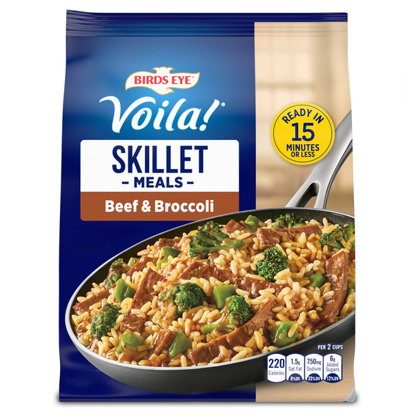 Publix Birds Eye Voila! Beef & Broccoli Skillet Meals, Frozen Meal Same ...