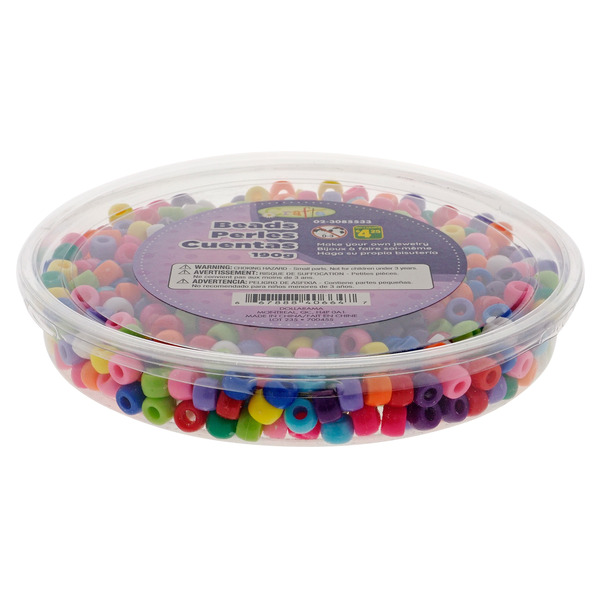 Crafts Jumbo Craft Plastic Beads In Assorted Same-Day Delivery | Dollarama