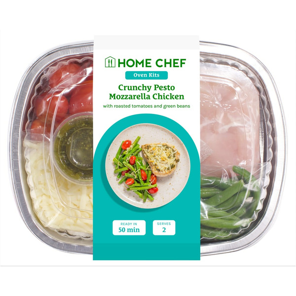 Kroger Home Chef Crunchy Pesto Mozzarella Chicken Kit Same-Day Delivery ...