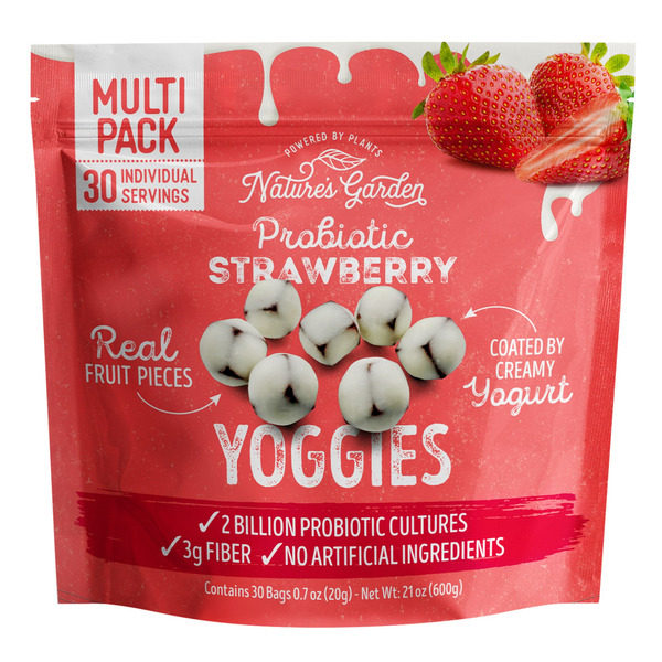 Nature's Garden Probiotic Strawberry Yoggies Same-Day Delivery | Costco