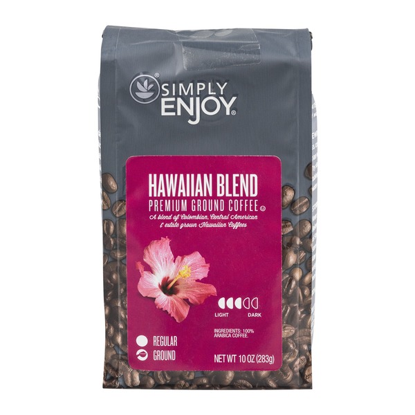 Simply Enjoy Ground Coffee Hawaiian Blend (10 oz) - Instacart