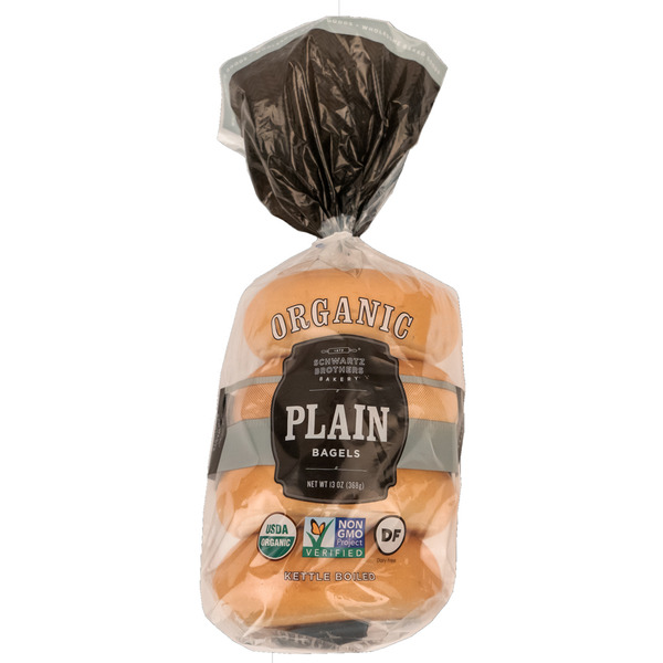 Schwartz Brothers Bakery Organic Plain Bagels Same-Day Delivery | PCC ...