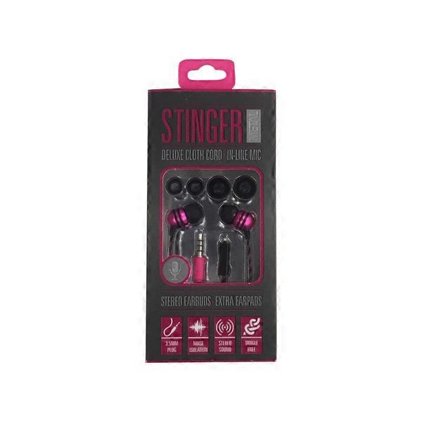 Sentry HM280 4'' Assorted Stinger Stereo Earbuds With Microphone (each ...