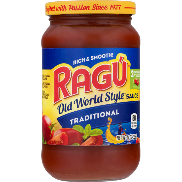 Ragu Old World Style Sauce Traditional (14 oz) - Instacart