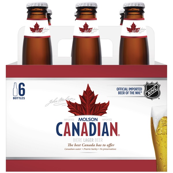 Molson Canadian Beer (12 fl oz) - Instacart