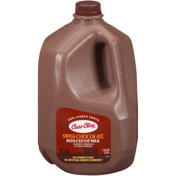 Cass-Clay Swiss Chocolate Reduced Fat Milk (1 gal) - Instacart