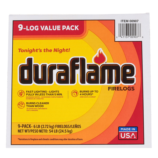 duraflame Firelogs, 9-Log, Value Pack Same-Day Delivery | Costco