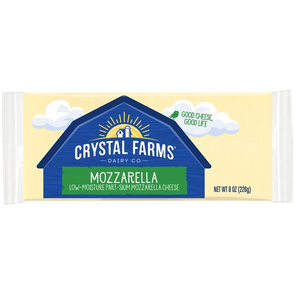 Crystal Farms Mozzarella Cheese (8 oz) - Instacart
