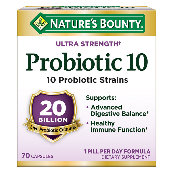 Costco Nature's Bounty Ultra Strength Probiotic 10 Advanced Digestive ...