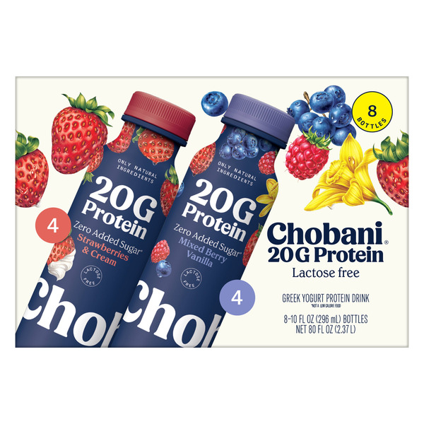 Chobani Complete Protein Drink, 10 fl oz, 8-count Same-Day Delivery ...