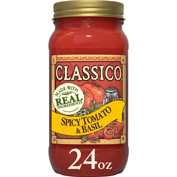 Safeway Classico Spicy Tomato & Basil Spaghetti Pasta Sauce Same-Day ...