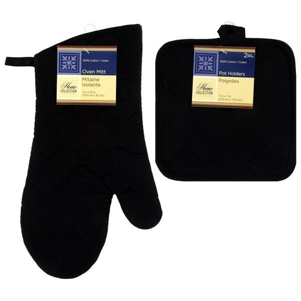 Dollar Tree Home Collection Cotton Kitchen Linens - Black Same-Day ...