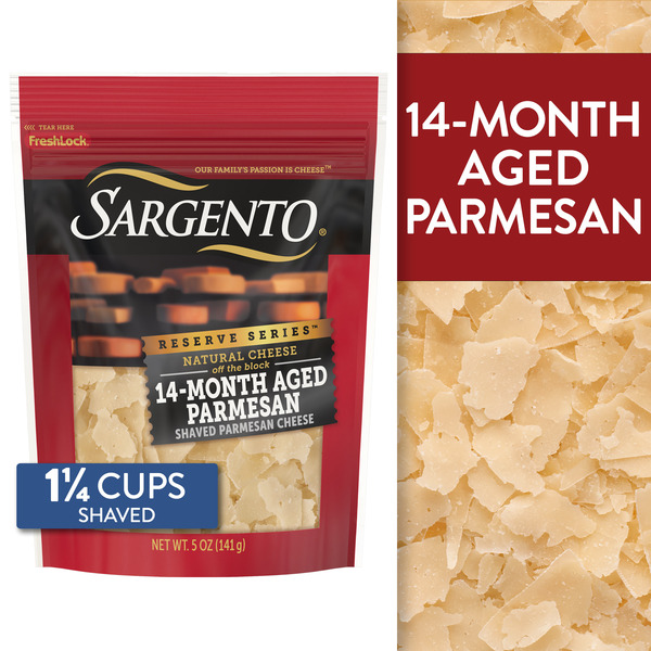 Sargento Reserve Series™ Natural 14-Month Aged Parmesan Shaved Cheese ...