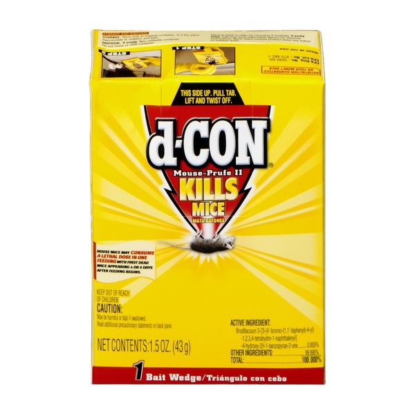 d-CON Mouse-Prufe II Bait Wedge (1.5 oz) - Instacart