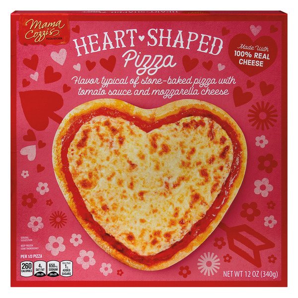ALDI Mama Cozzi's Pizza Kitchen Heart Shaped Pizza Same-Day Delivery or ...