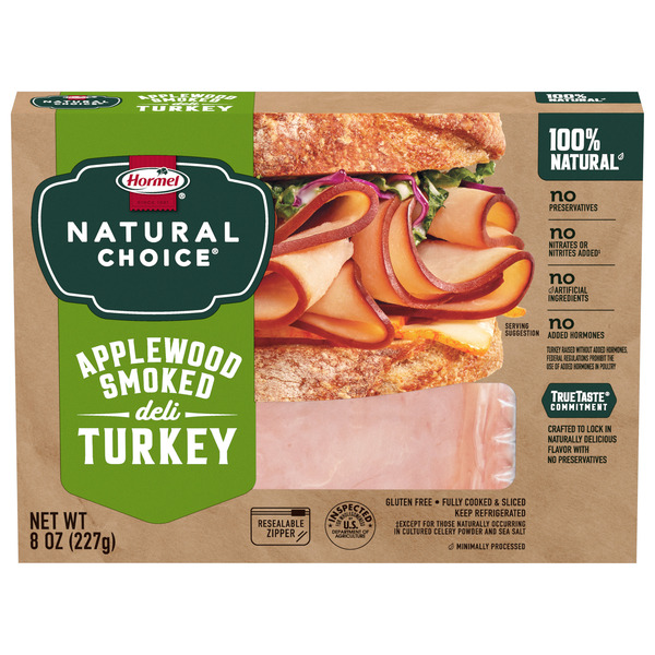Hormel NATURAL CHOICE Applewood Smoked Turkey, 8 OZ Same-Day Delivery ...