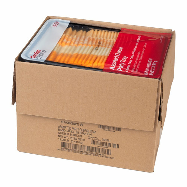 Gordon Food Service Gordon Choice Assorted Sliced Cheese Party Tray ...
