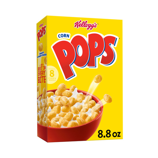Food Lion Corn Pops Breakfast Cereal, Kids Cereal, Family Breakfast ...