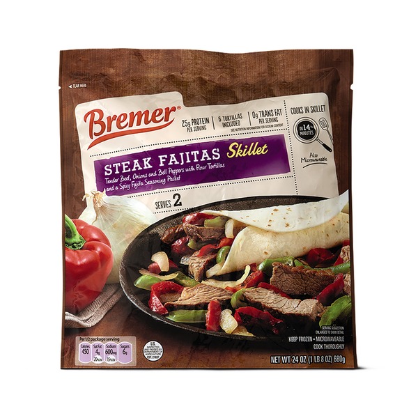 ALDI Bremer Steak Fajitas Skillet Same-Day Delivery or Pickup | Instacart