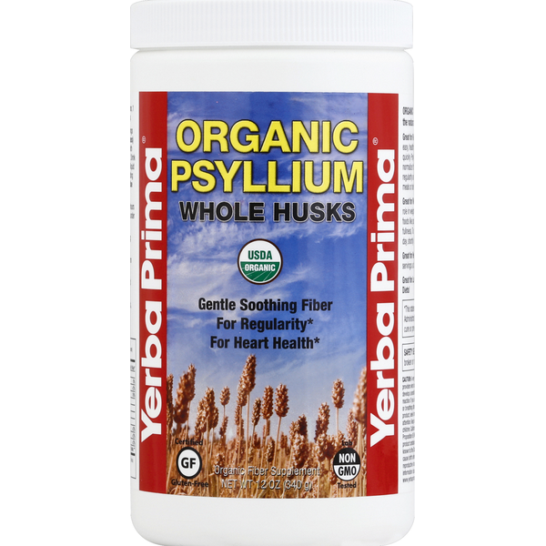 Yerba Prima Psyllium Organic, Whole Husks Same-Day Delivery | PCC ...